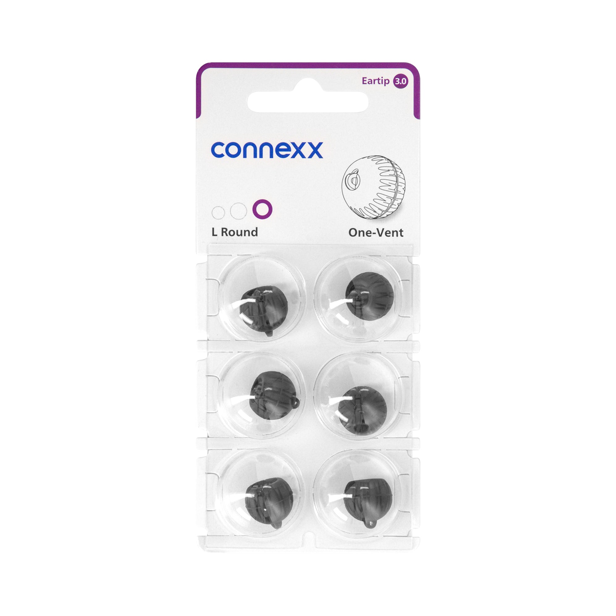 Connexx Eartip 3.0 L Round One-Vent | Buy Online Now — Shop Omni ...