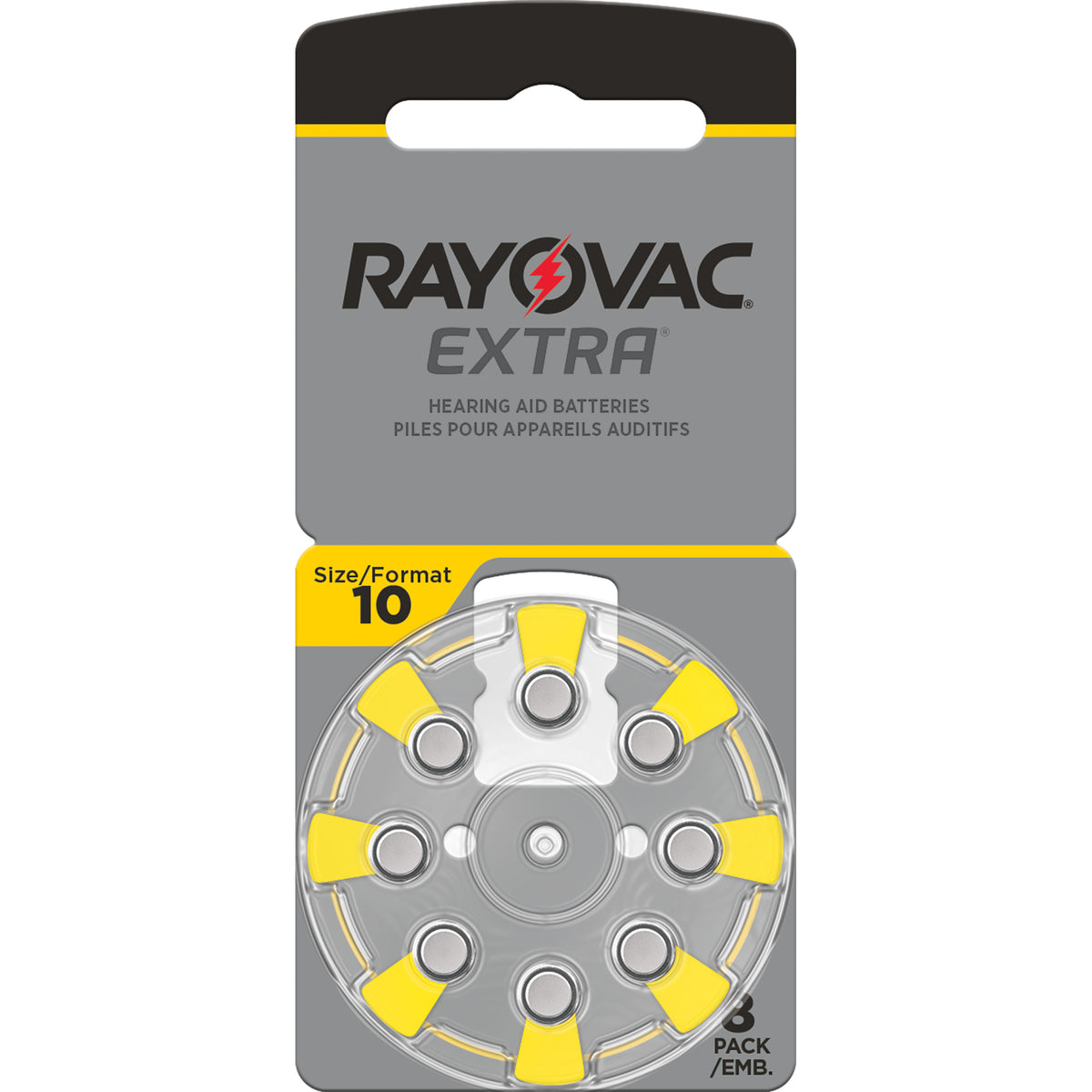 Rayovac Extra Size 10 - 8 Pack | Buy Hearing Aid Batteries Online Now ...